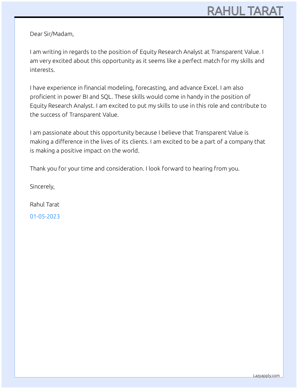 Cover Letter For Transparent Value LazyApply Cover Letter For Transparent Value LazyApply