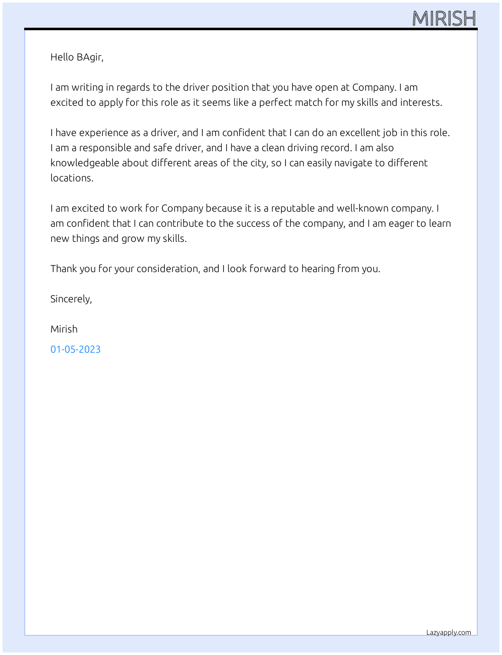 Application Letter For Job Driver Job Application Let Vrogue co